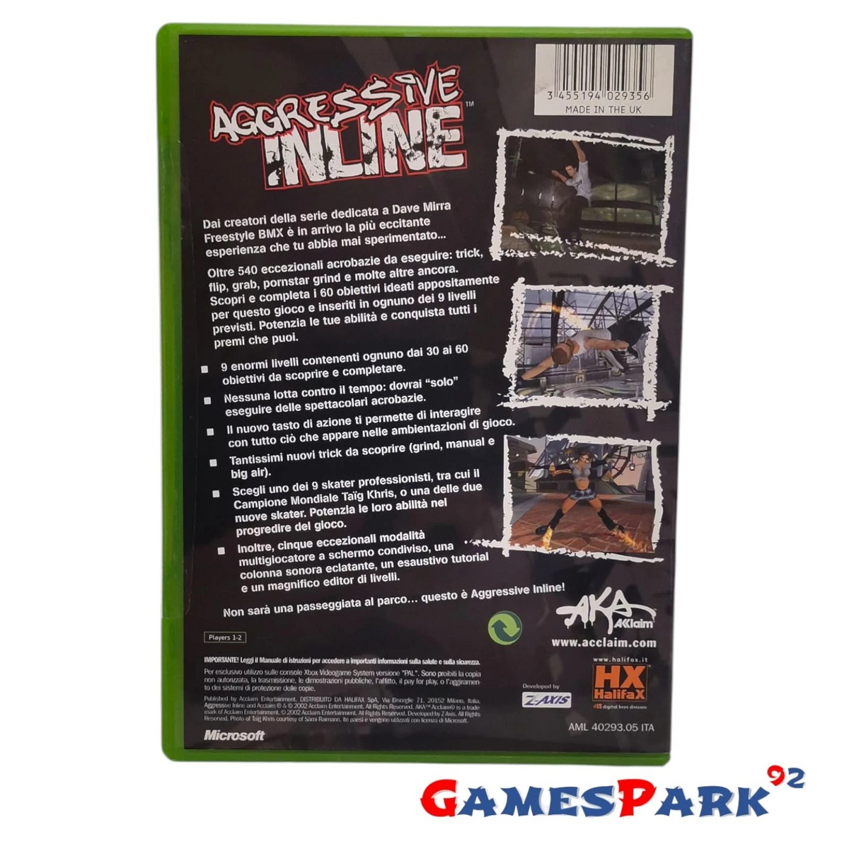 Aggressive Inline Xbox USATO – GamesPark92