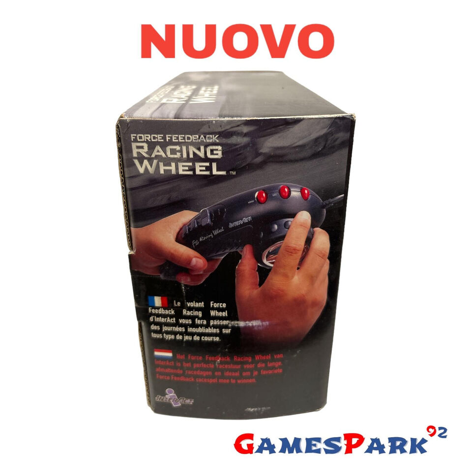 Controller Force Feedback Racing Wheel PC NUOVO accessori – GamesPark92