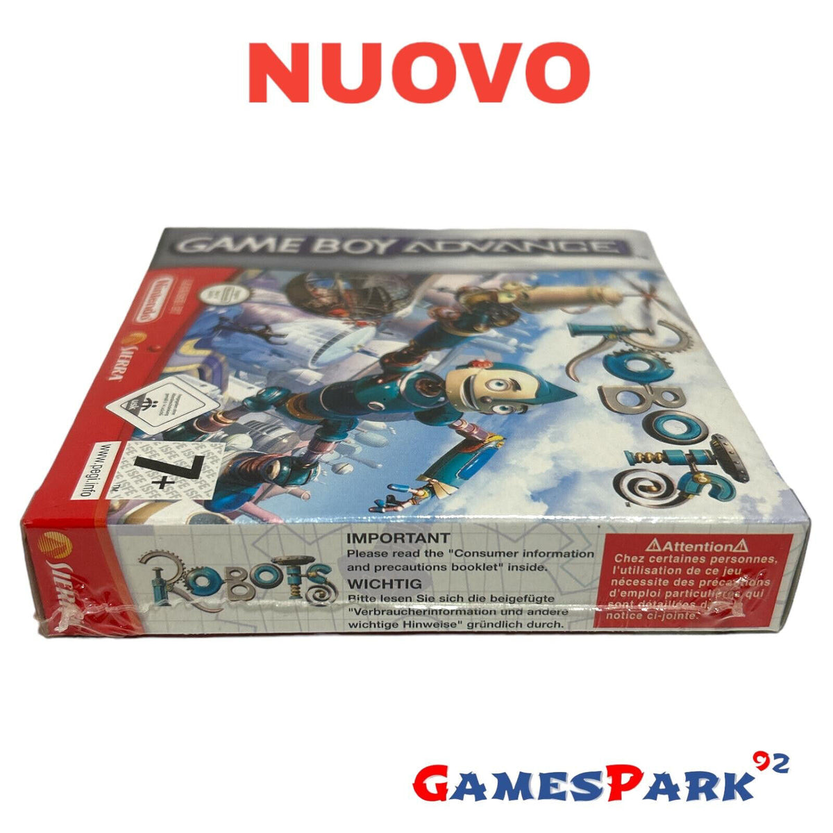 Robots Game Boy Advance GBA NUOVO – GamesPark92